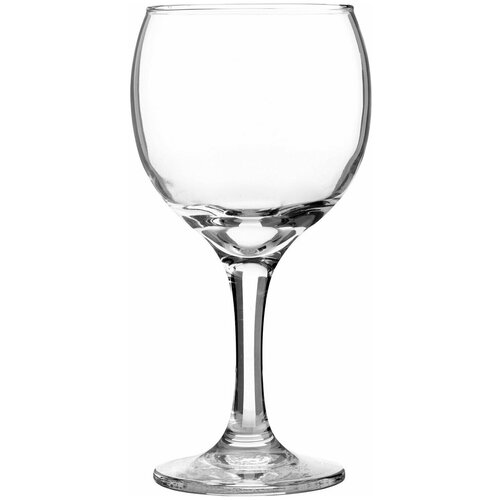 Бокал для вина Pasabahce Бистро 290мл, 68/64х160мм, стекло, прозрачный, 1 штуки