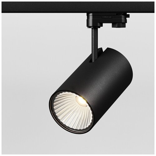 Трековый светильник BRUNIC LED spot, 29W, 3000K/CRI90, 45 гр, 220V, прожектор (COB Lumileds), черный