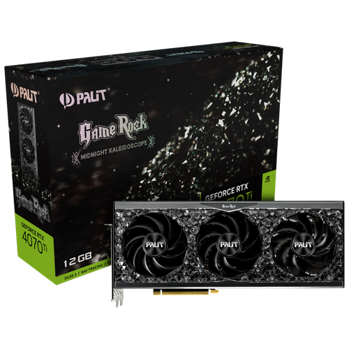 Видеокарта Palit GeForce RTX 4070 Ti GameRock 12G (NED407T019K9-1045G), Retail