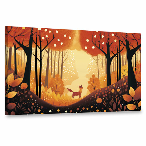 Интерьерная картина 100х60 "Осеннее чудо"
