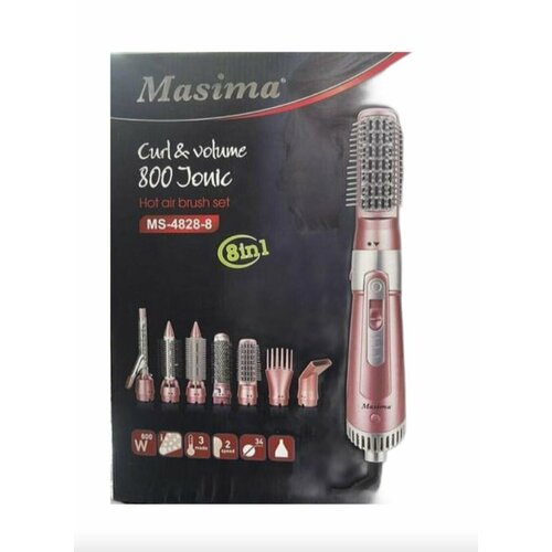 Профессиональный фен-расческа для волос Masima MS-4825-8