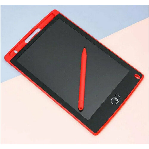 Графический планшет для заметок и рисования детский LCD Writing Tablet 8,5 дюймов со стилусом, красный / Интерактивная доска / Планшет для рисования / Электронный блокнот