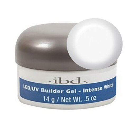 Ibd гель LED/UV Builder gel конструирующий камуфлирующий, 14 мл, intense white