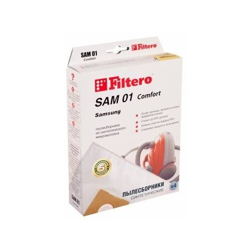 Filtero Мешки-пылесборники SAM 01 Comfort, 4 шт.