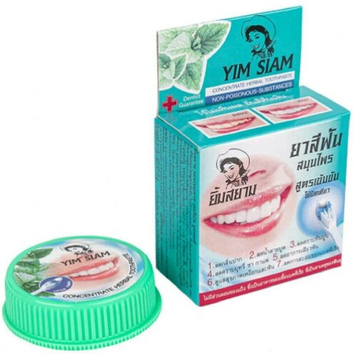 Таиланд YIM SIAM Концентрированная растительная зубная паста 25 g