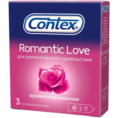 Презервативы с ароматом CONTEX Romantic - 3 шт.