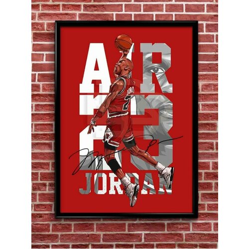 Плакат, Постер Jordan/Джордан, 30*40 см (фотопанно, )