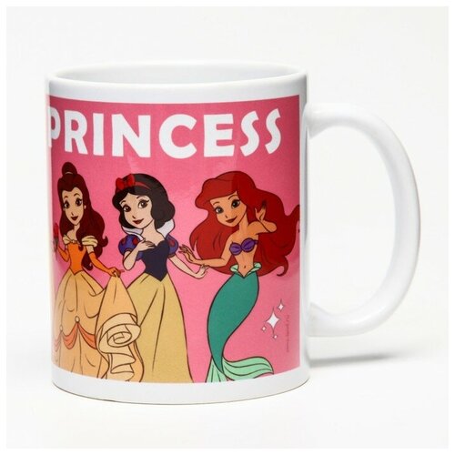 Disney Кружка сублимация, 350 мл "For my princess", Принцессы