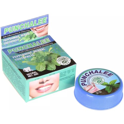 Зубная паста Punchalee Peppermint Herbal Toothpaste 25g 6039