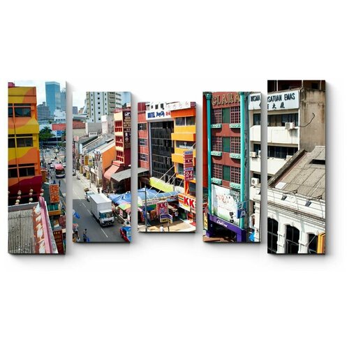Модульная картина Торговый район Куала-Лумпур160x96