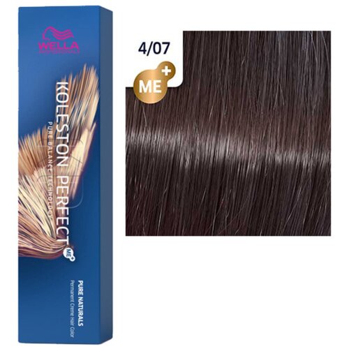 Wella Professionals Koleston Perfect Pure Naturals Краска для волос, 4/07 Сакура, 60 мл