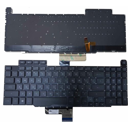 Клавиатура для ноутбука Asus GM501, GM501G, GM501GM, GM501GS, GM501S, GM501GM-WS74 черная, без рамки