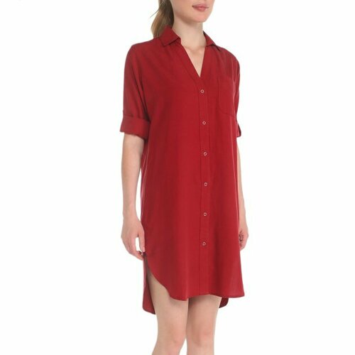 Платье Maison David, размер XL, темно-красный