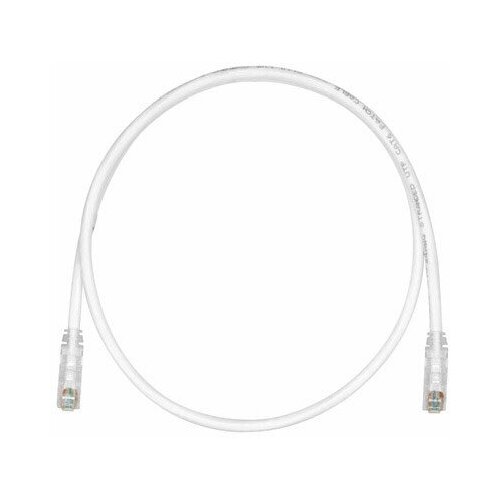 Патч-корд Panduit UTPSP5MY U/UTP не экранированный RJ-45 вил.-вилка RJ-45 кат.6 5м белый ПВХ