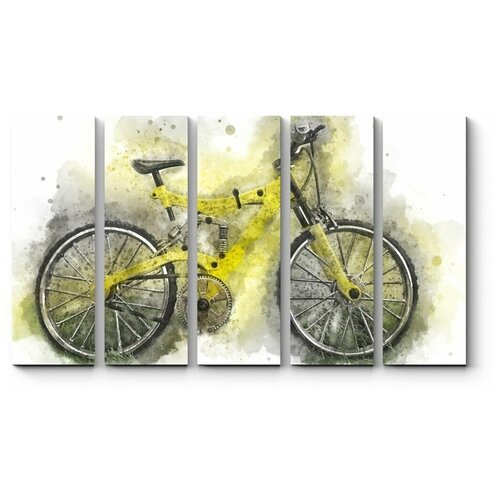 Модульная картина Абстрактный велосипед110x66