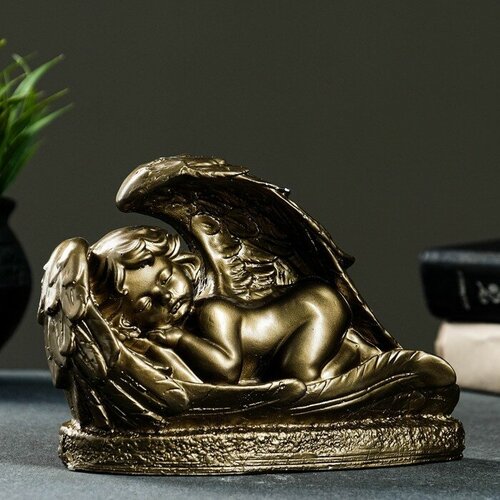 Хорошие сувениры Фигура "Ангел лежит" бронза, 20х15см
