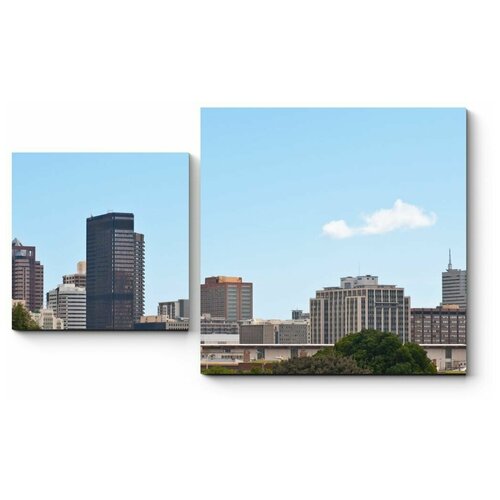 Модульная картина Городской пейзаж Кейптауна130x78