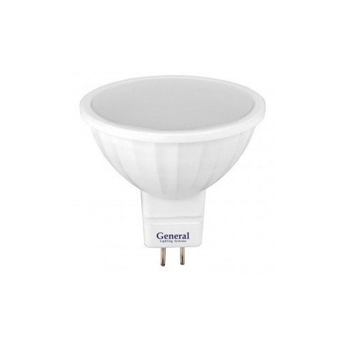 Светодиодная LED лампа General MR16 GU5.3 7W 6500K 6K 50x50 пластик/алюм 632900 (упаковка 16 штук)