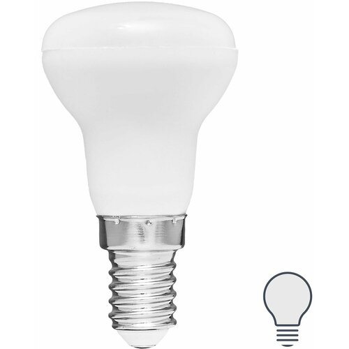 Лампа светодиодная Volpe E14 220-240 В 3 Вт гриб матовая 400 лм, теплый белый свет