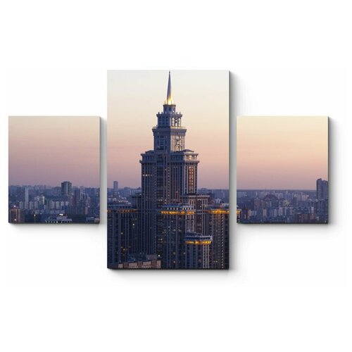 Модульная картина Чарующие виды Москвы120x78