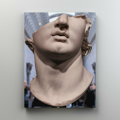 Интерьерная картина на холсте "Скульптура Лоренцо Ореньо", размер 22x30 см