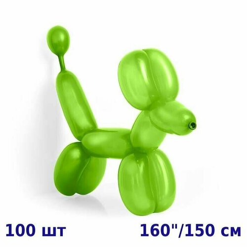 Шары для для моделирования (100шт, 160"/150см) Светло-зеленый, Пастель / Key Lime / SEMPERTEX S.A, Колумбия