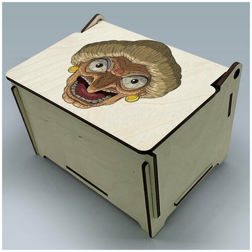 Подарочная коробка шкатулка с крышкой на петлях УФ рисунок размер 16,5x12,5 см аниме Миядзаки - 70