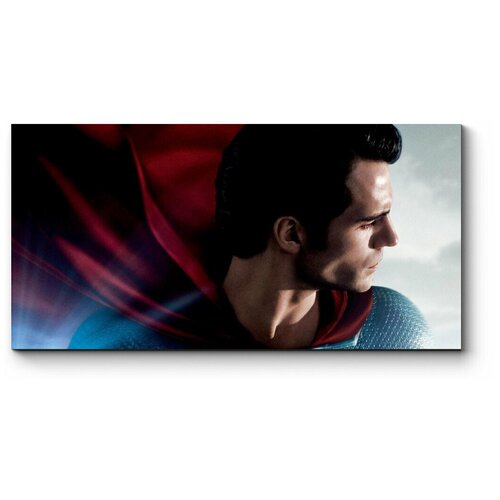 Модульная картина Супермен 70x35