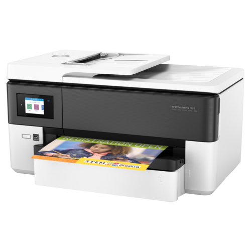 МФУ струйное HP OfficeJet Pro 7720, цветн., A3, белый/черный