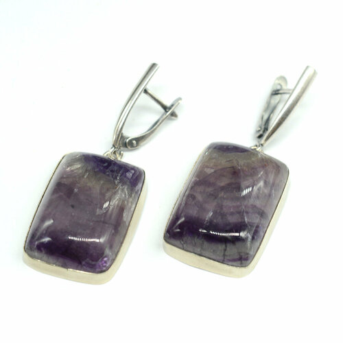 Серьги , флюорит