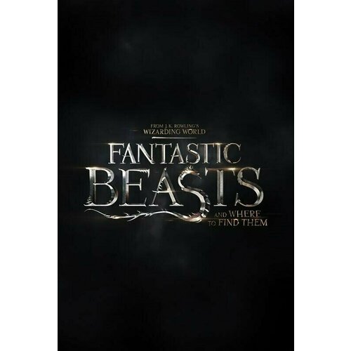 Плакат, постер на бумаге Фантастические твари и где они обитают (Fantastic Beasts and Where to Find Them), Дэвид Йэтс. Размер 21 х 30 см