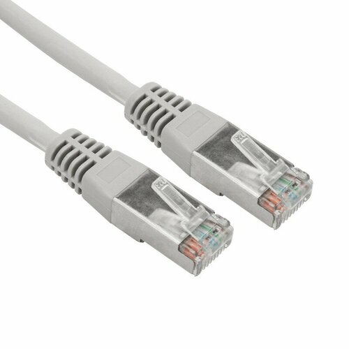 Патч-корд F/UTP, CAT 5e, RJ45-RJ45, 26AWG, LSZH, серый, 1м REXANT, цена за 1 шт