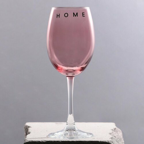 Дорого внимание Бокал для вина «Home», 360 мл, розовый