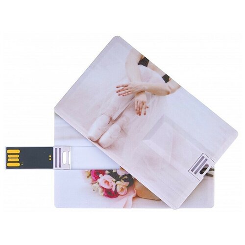 Подарочный USB-накопитель балет оригинальная флешка пластиковая карта 64GB