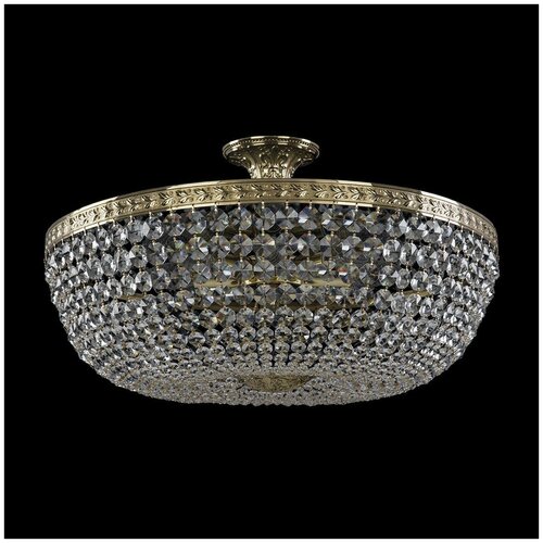 Люстра Bohemia Ivele Crystal 1911 19111/55IV G, E14, 320 Вт, кол-во ламп: 8 шт., цвет: золотой
