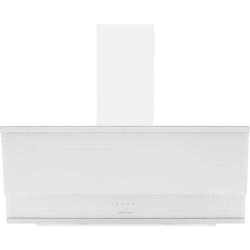 Наклонная вытяжка Krona Irida sensor 900, цвет корпуса white, цвет окантовки/панели белый