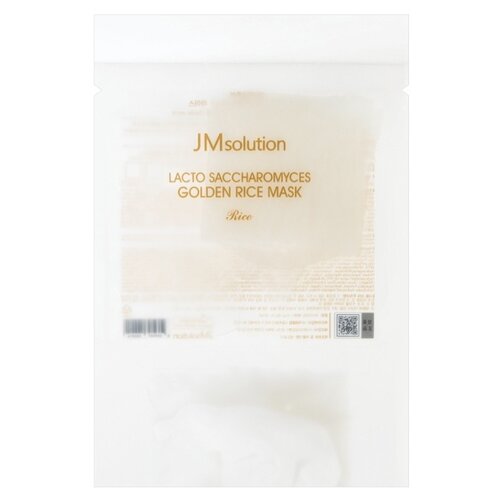 JM Solution Рисовая маска с золотом и лактобактериями Lacto Saccharomyces Golden Rice Mask Rice, 30 мл
