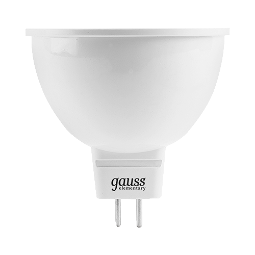 Упаковка светодиодных ламп 10 шт. gauss Elementary 13527, GU5.3, MR16, 7 Вт, 4100 К