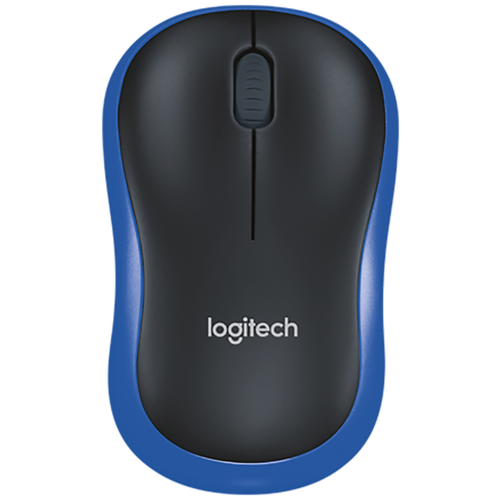 Мышь беспроводная Logitech M186 синяя 910-004132