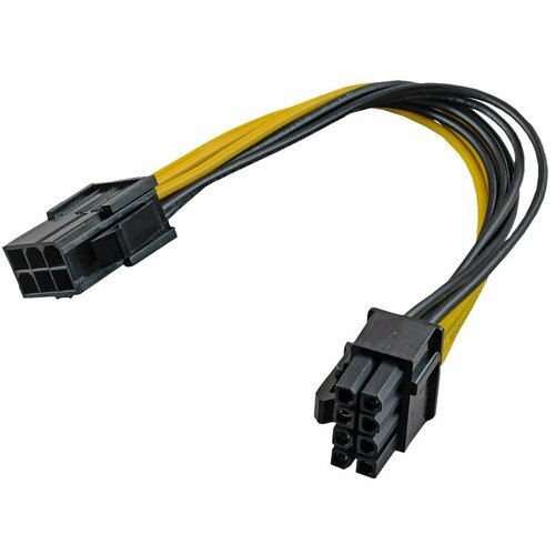 Переходник питания для видеокарт PCIE 6 pin to 8pin (6+2) адаптер
