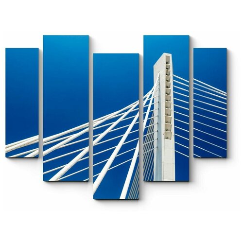 Модульная картина Белоснежный мост 111x90