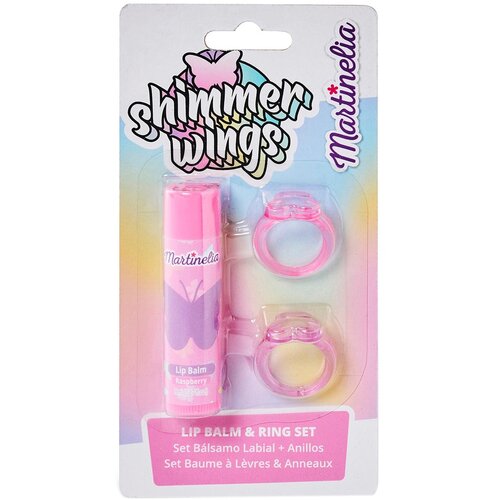 Набор детской косметики / Martinelia Shimmer Wings Lip Balm & Ring Set