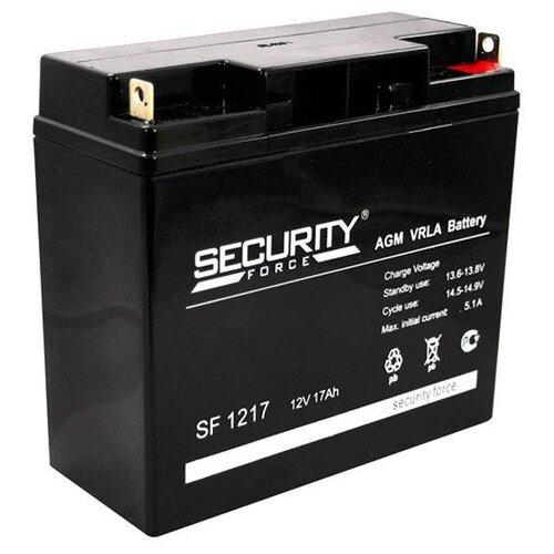 Аккумуляторная батарея Security Force SF 1217 12В 17 А·ч
