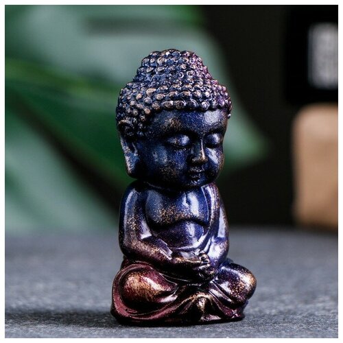 Фигура Будда синий космос, 7см
