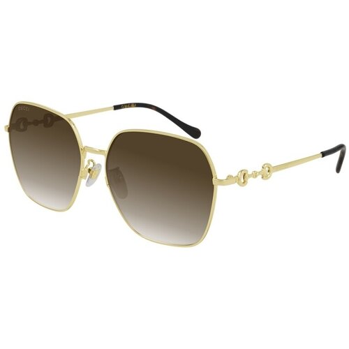Солнцезащитные очки GUCCI GG0882S 002, мультиколор, золотой