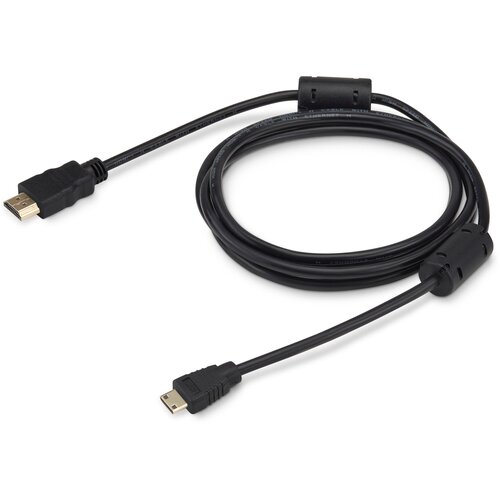 Кабель аудио-видео Buro HDMI (m)/Mini HDMI (m) 1.8м. феррит. кольца Позолоченные контакты черный