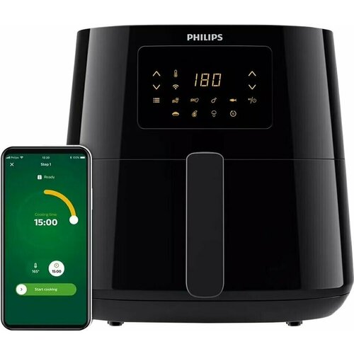 Фритюрница Philips Essential HD9280/70 Single Deep Fryer Black, Silver