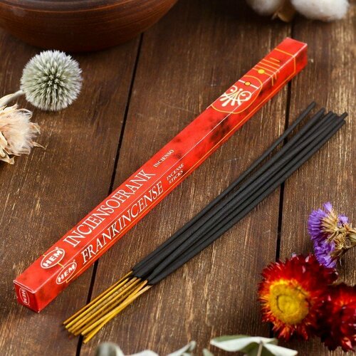 Благовония HEM "Frank incense. Ладан", 8 палочек в упаковке, четырёхгранник (комплект из 31 шт)