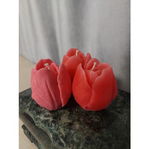 Набор свечей декоративных GN тюльпаны розовые 7 шт