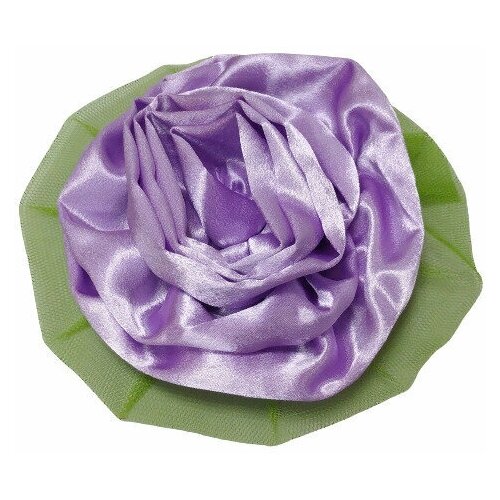 Карнавальный головной убор-цветок "Роза сиреневая"
